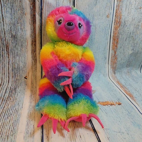 Build-A-Bear | Toys | Build A Bear Rainbow Sloth | Poshmark